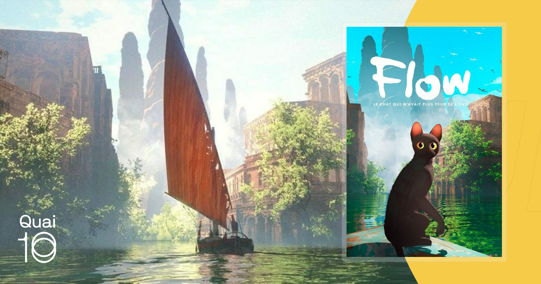 Flow, le chat qui n'avait plus peur de l'eau | Cinéma — Quai10
